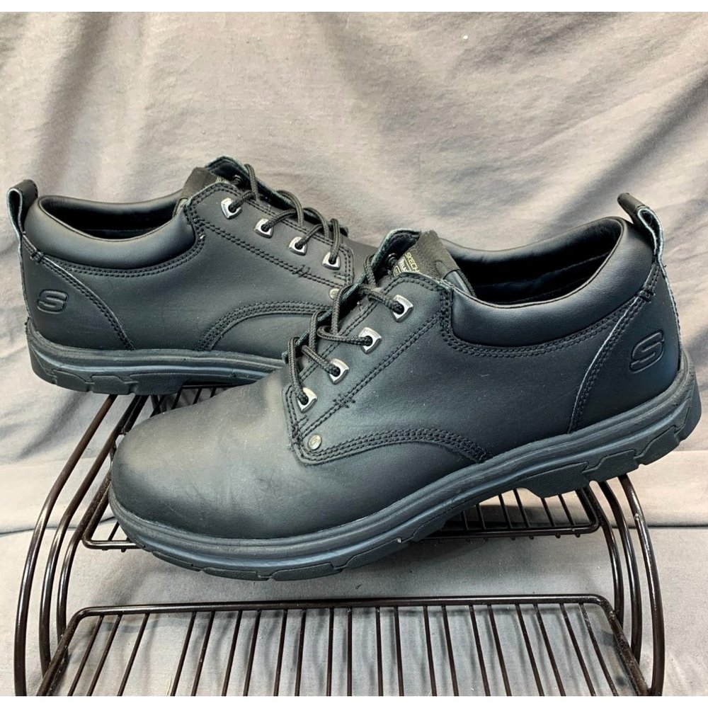 Skechers Men's Segment Rilar Work Shoe (64260) Black … - Gem